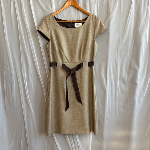Studio I | Dresses | Studio I Tan Midi Dress | Poshmark